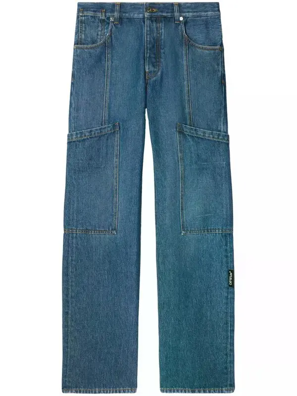 Off-White Straight-leg Cargo Jeans