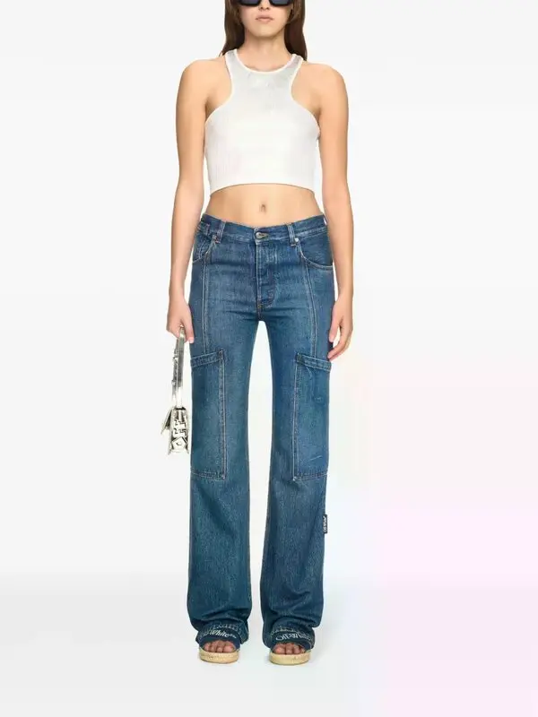 Off-White Straight-leg Cargo Jeans
