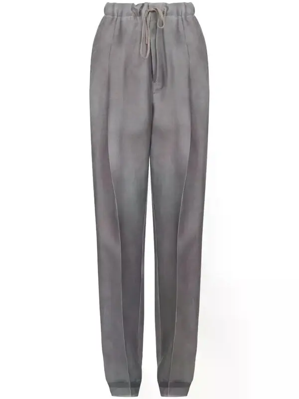 MAISON MARGIELA Four Stitch Logo Long Track Pants - Grey