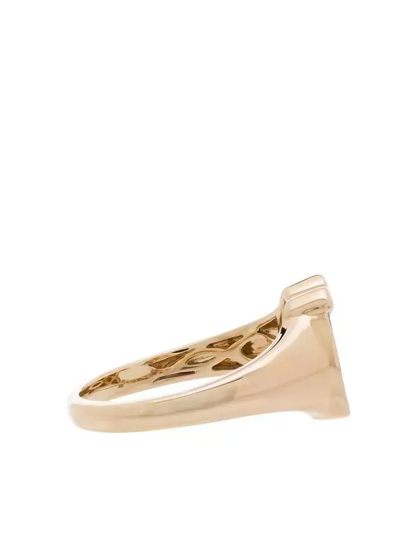 Adina Reyter 14kt Yellow Diamond Horseshoe Ring