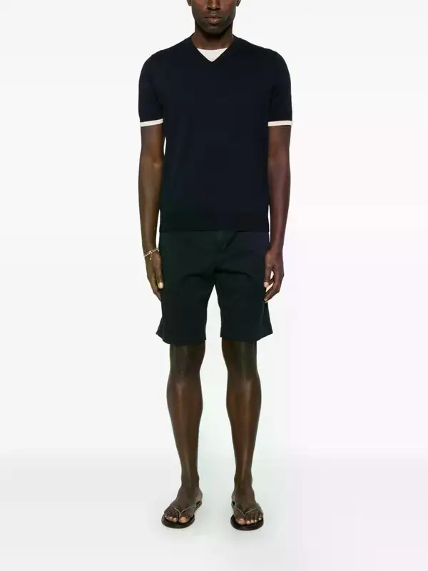 PT TORINO Gabardine Shorts - Blue