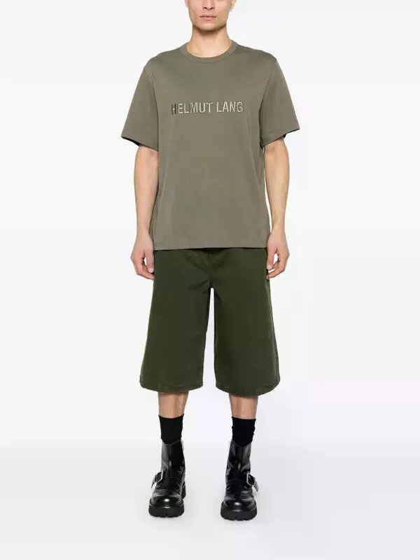 Helmut Lang Embroidered-logo T-shirt