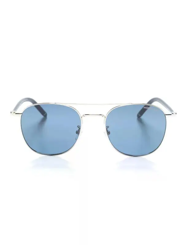 Montblanc Tinted Round-frame Sunglasses