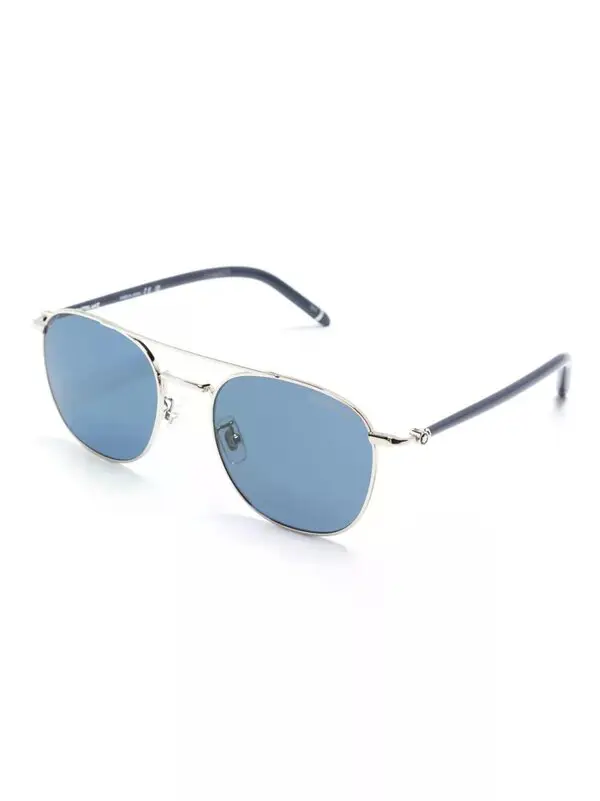 Montblanc Tinted Round-frame Sunglasses