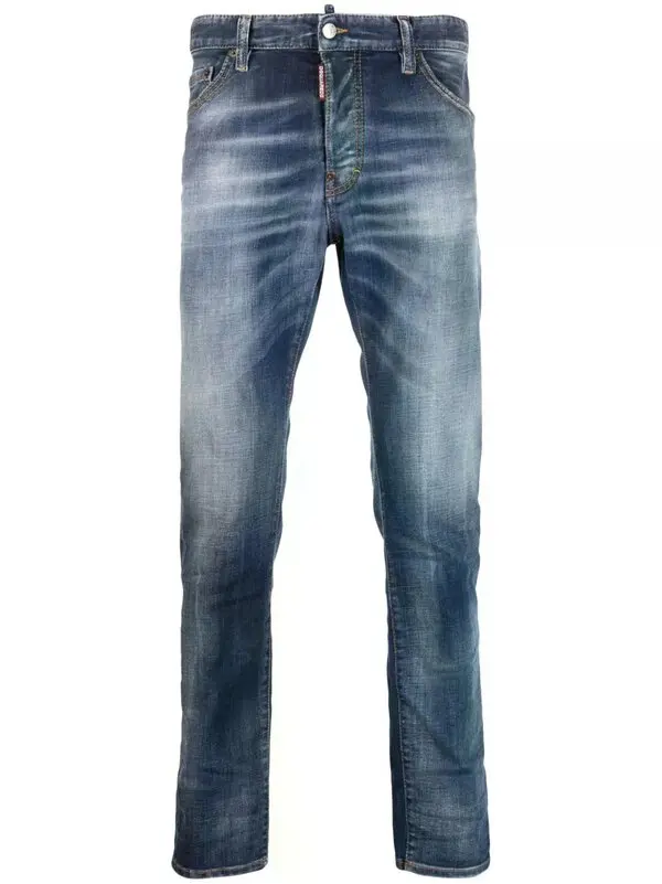 Dsquared2 Distressed-effect Slim-leg Jeans