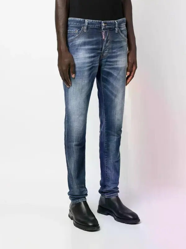 Dsquared2 Distressed-effect Slim-leg Jeans