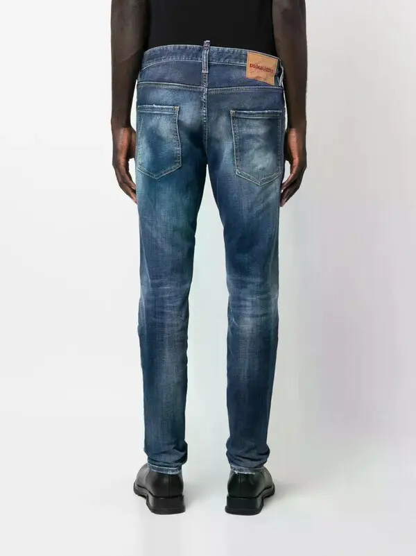 Dsquared2 Distressed-effect Slim-leg Jeans
