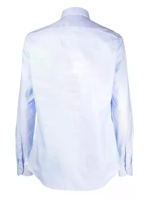 XACUS Cutaway-collar Organic Cotton Shirt