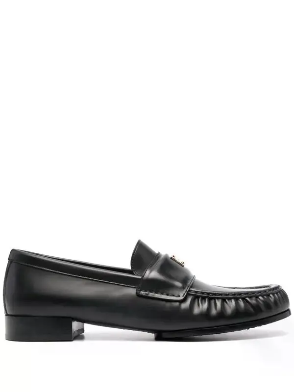 Givenchy 4g-plaque Leather Loafers