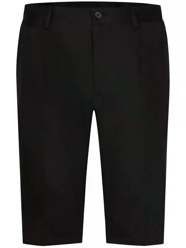 Dolce & Gabbana Logo Embroidered Cotton Shorts