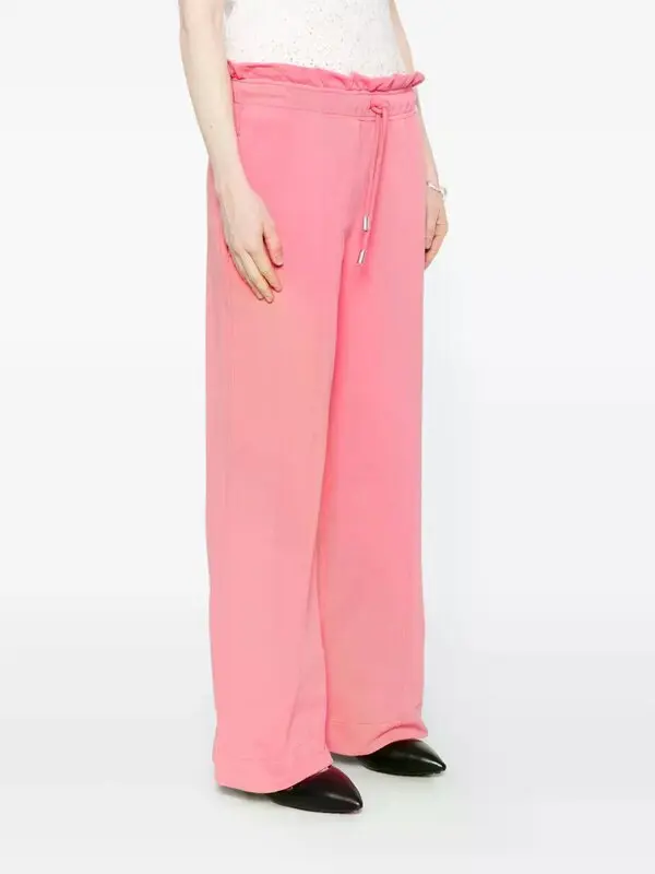 JW Anderson Gathered-waist Track Pants - Pink
