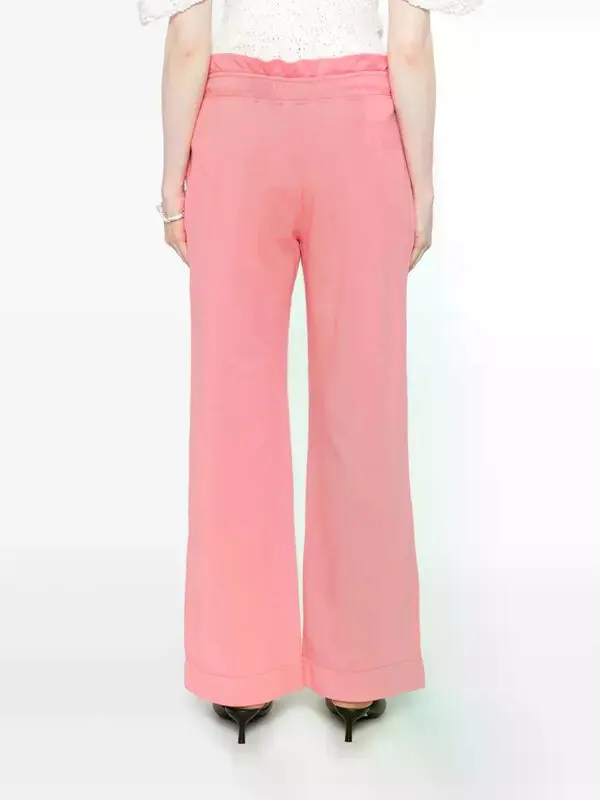 JW Anderson Gathered-waist Track Pants - Pink