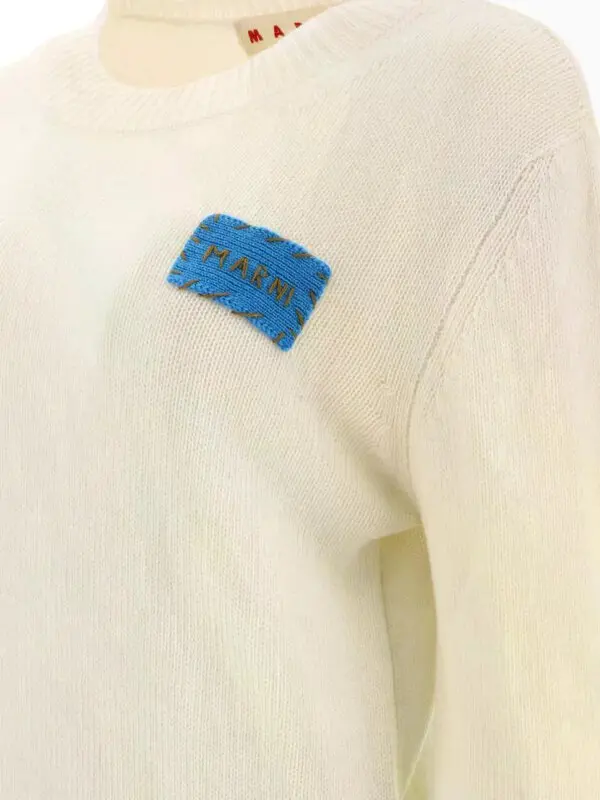 Marni Logo-appliqué Cashmere Jumper
