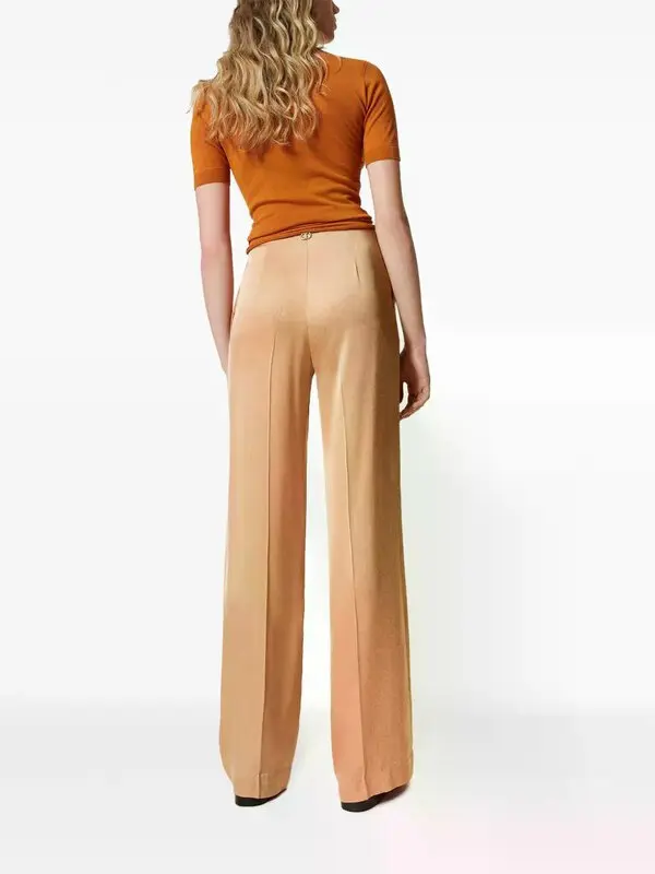 TWINSET Straight-leg Satin Trousers