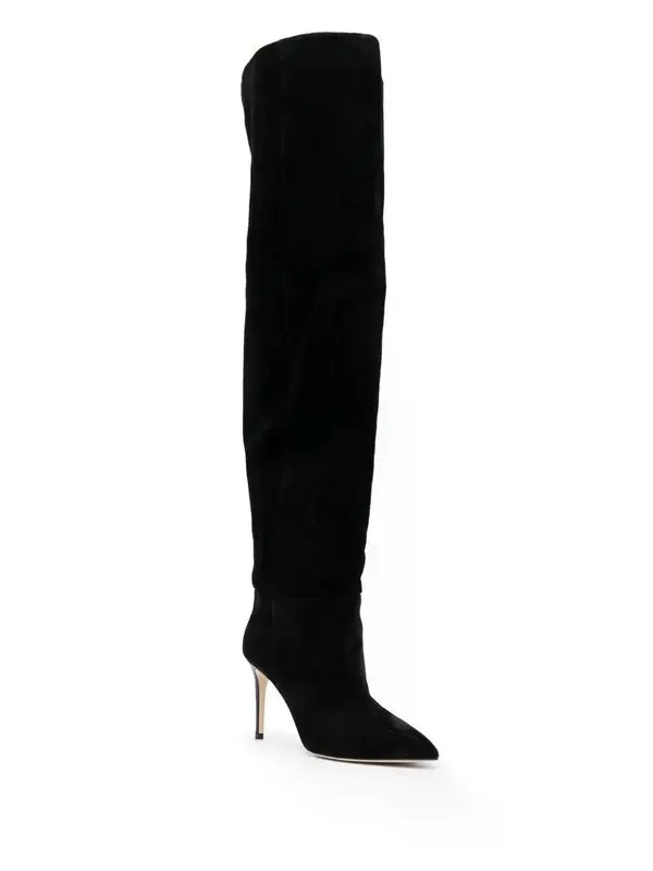 Paris Texas Stiletto 100mm Thigh-length Suede Boots