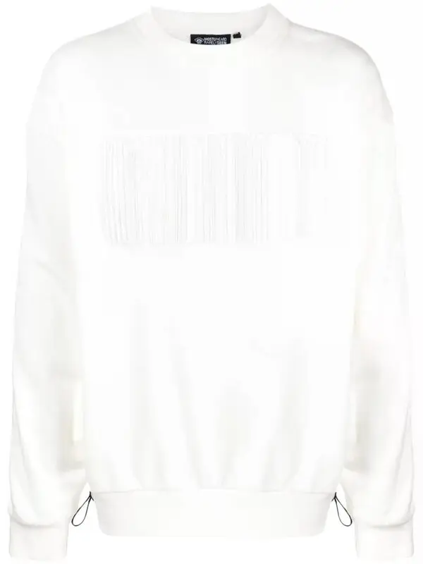 MOSTLY HEARD RARELY SEEN Logo-embroidered Panelled Sweatshirt