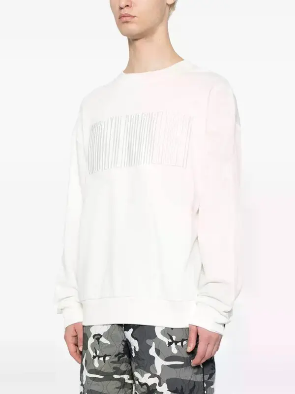 MOSTLY HEARD RARELY SEEN Logo-embroidered Panelled Sweatshirt