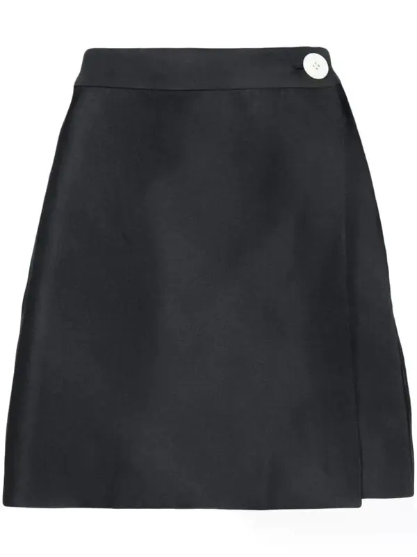 LEE MATHEWS Button-detail High-waist Miniskirt