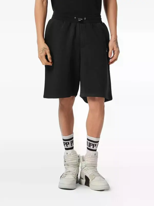 Philipp Plein Cotton Track Shorts