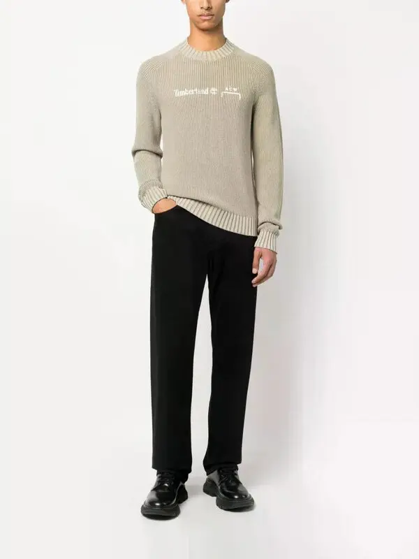 A-COLD-WALL* X Timberland Logo-print Cotton Jumper