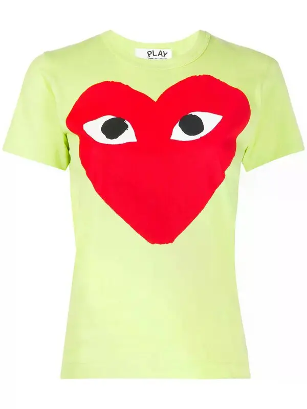 Play Comme Des Garcon Heart Print T-shirt