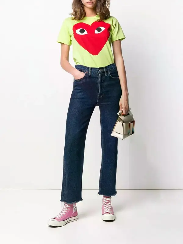 Play Comme Des Garcon Heart Print T-shirt