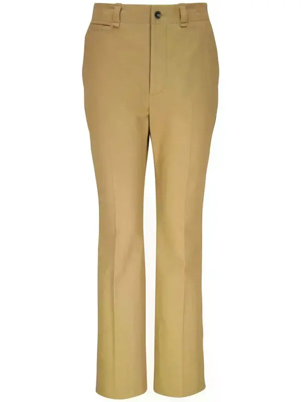 Saint Laurent Straight-leg Cotton Trousers
