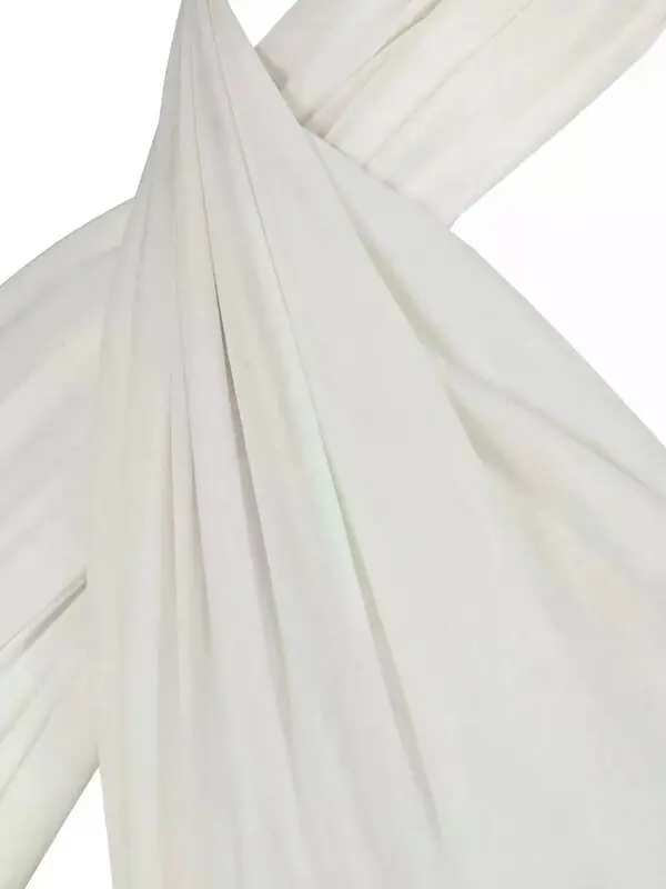 AMI Paris Silk Wrap Top