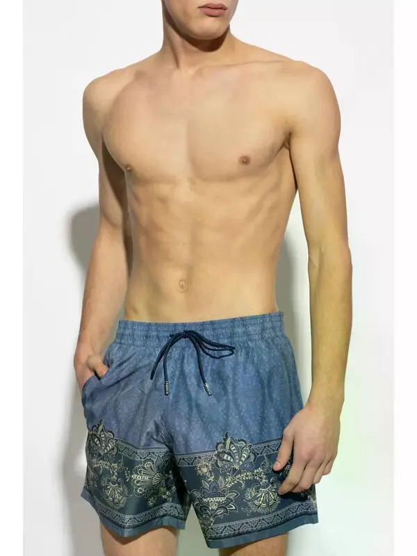 Etro Printed Swim Shorts