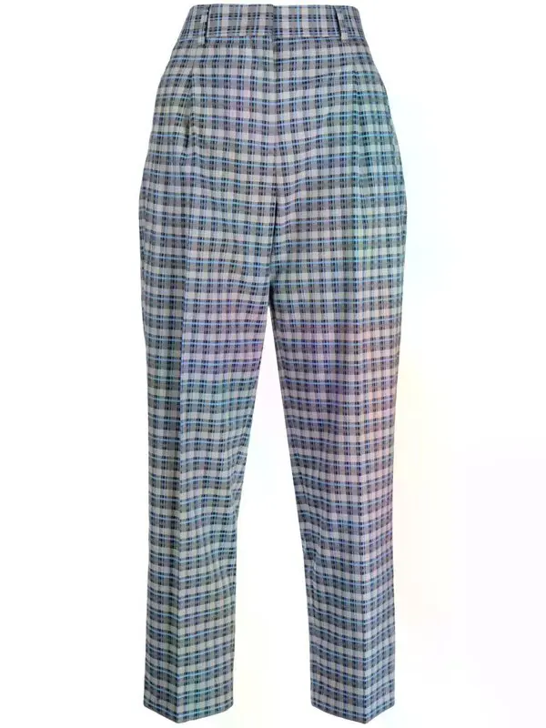 Paul Smith Check-pattern Cropped Trousers