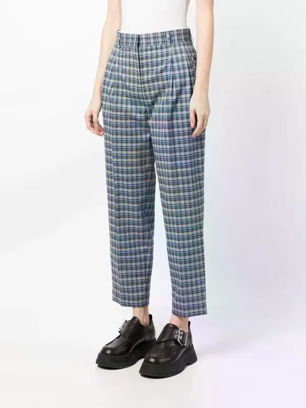 Paul Smith Check-pattern Cropped Trousers