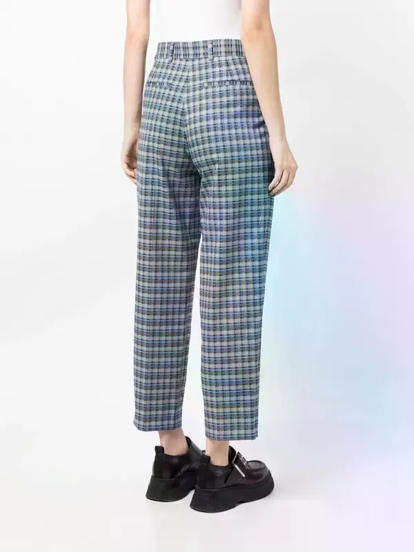Paul Smith Check-pattern Cropped Trousers