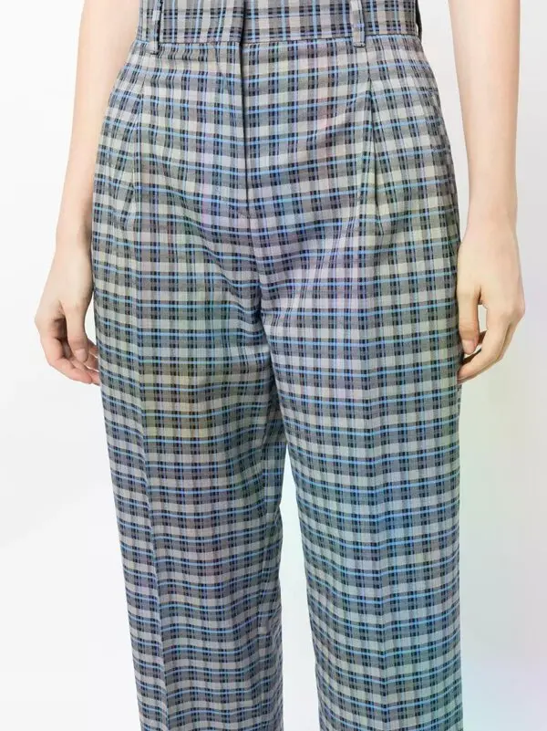 Paul Smith Check-pattern Cropped Trousers