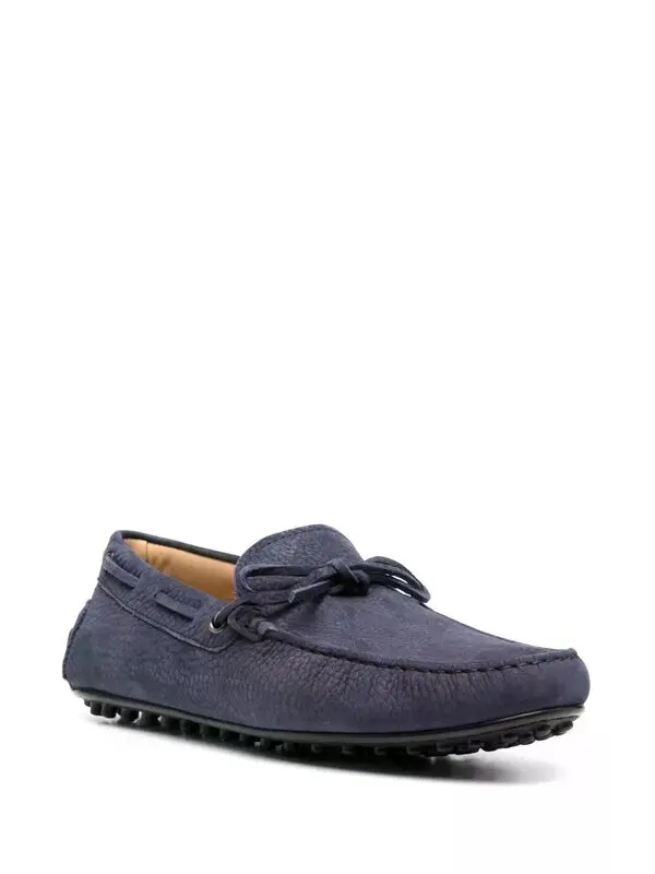 TOD'S City Bow-detail Loafers