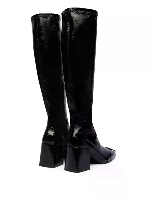 COURREGES Reedition Ac Vinyl Boots - Black
