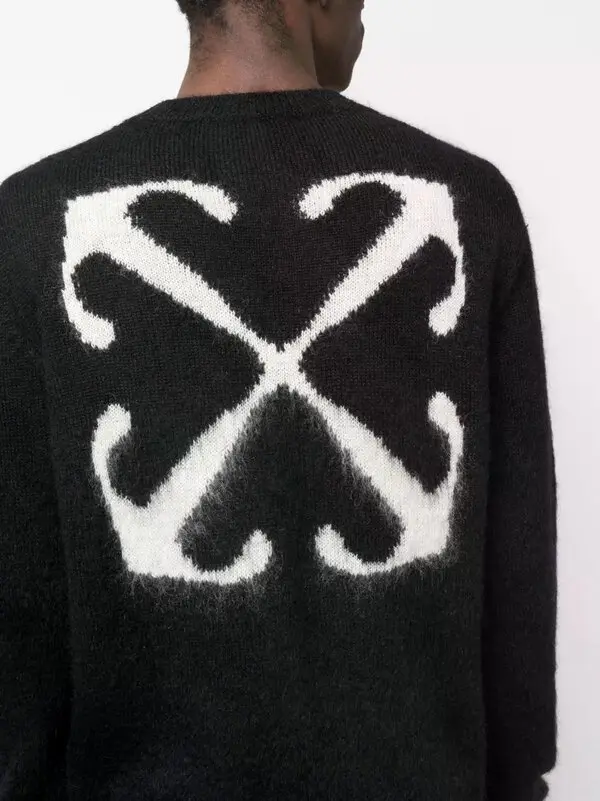 Off-White Arrow Intarsia Crew-neck Jumper