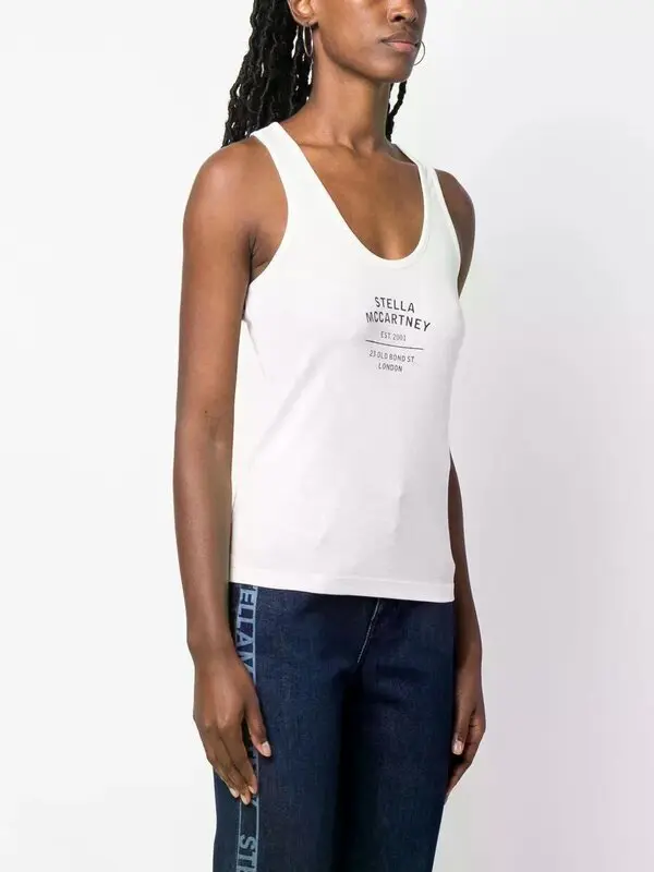 Stella McCartney Logo-print Racerback Top