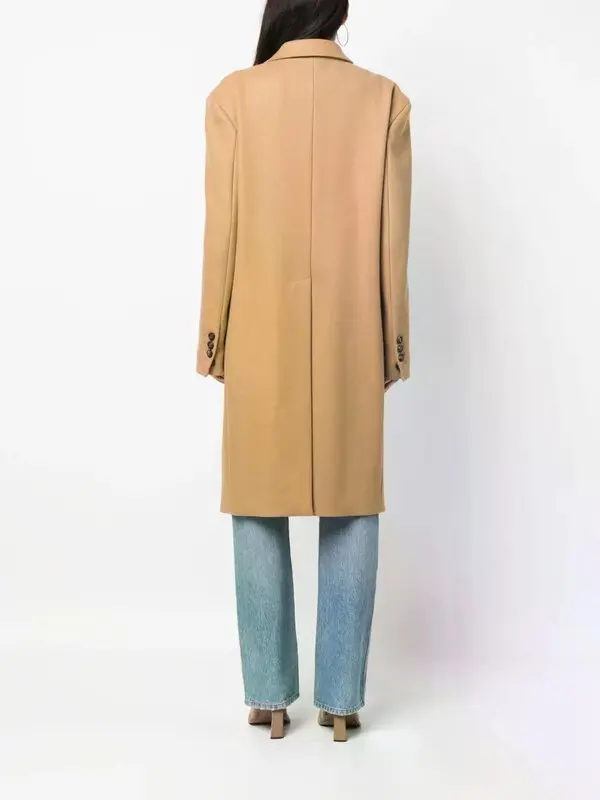 Dsquared2 Double-breasted Virgin Wool-blend Coat
