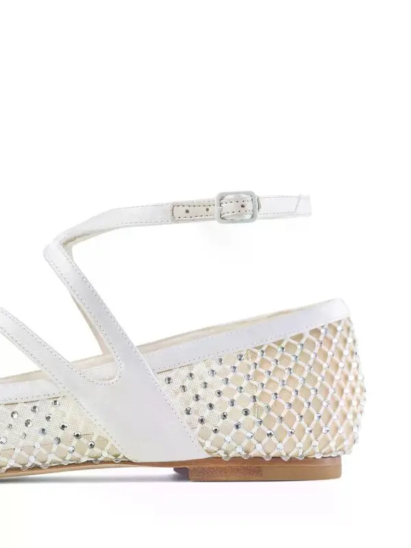 JIMMY CHOO Astoria Ballet Flats - Neutrals