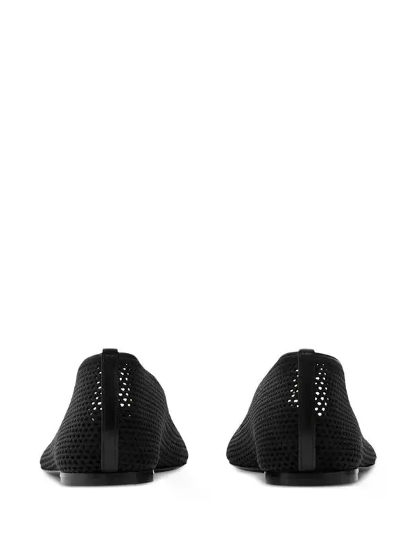 Burberry Mesh Ballerina Shoes - Black