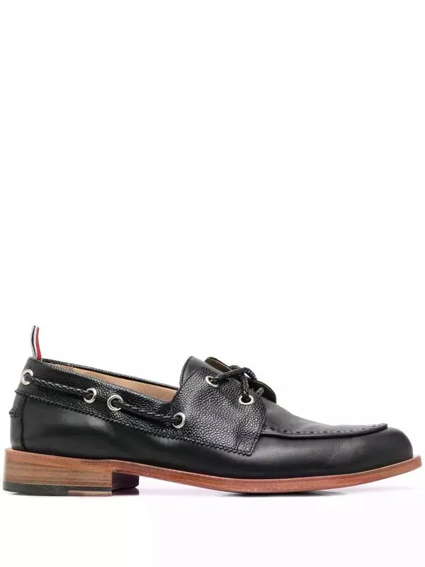 Thom Browne Grosgrain-loop Trim Lace-up Shoes