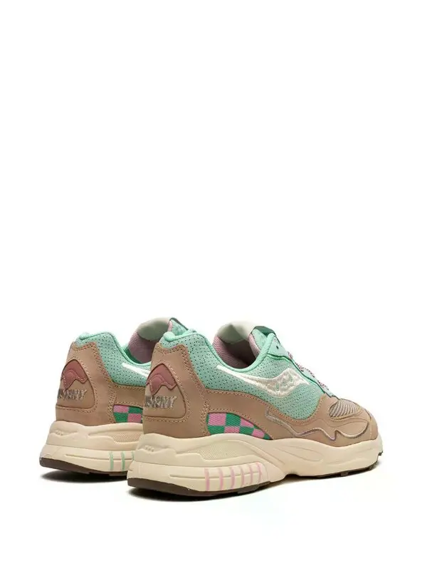 Saucony 3d Grid Hurricane Earth Citizen Sneakers - Brown