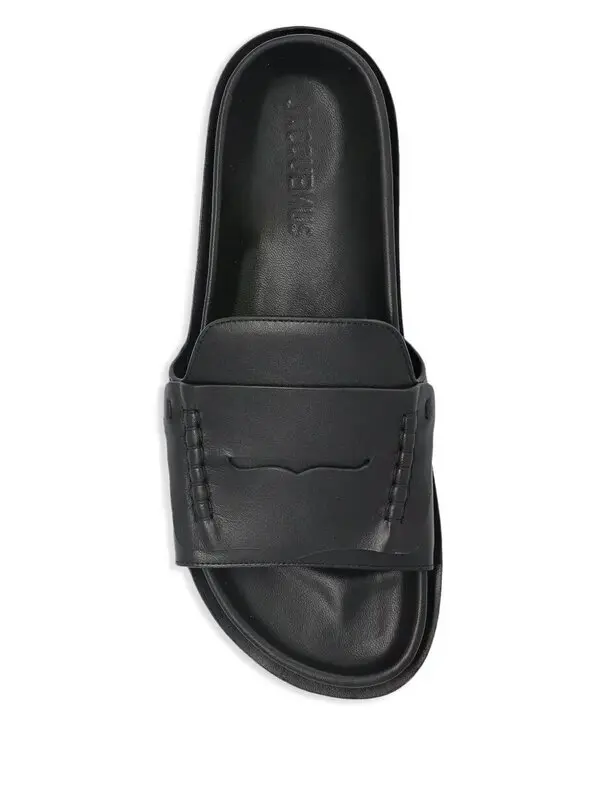Jacquemus Embossed Moccasin Slides