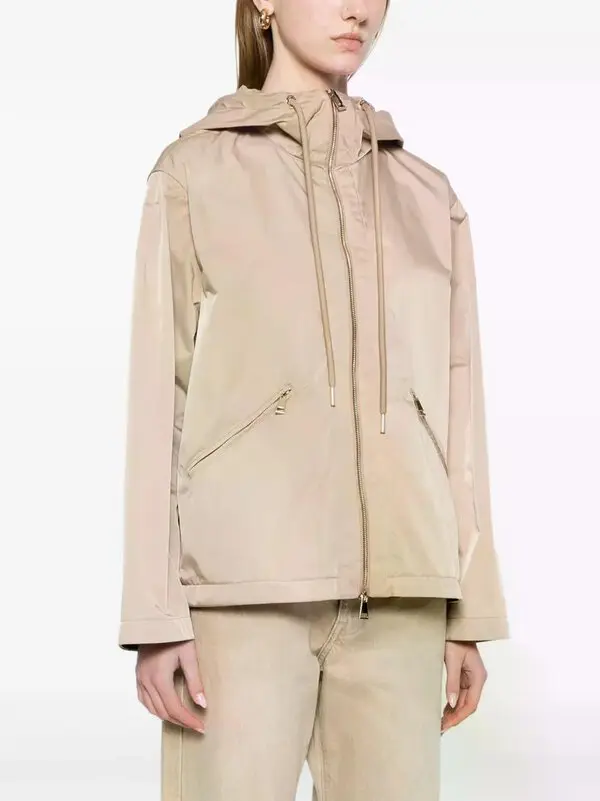 Moncler Cassiopea Hooded Jacket - Neutrals