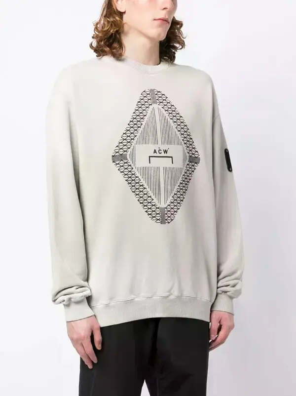 A-COLD-WALL* Gradient Logo-print Sweatshirt - Grey