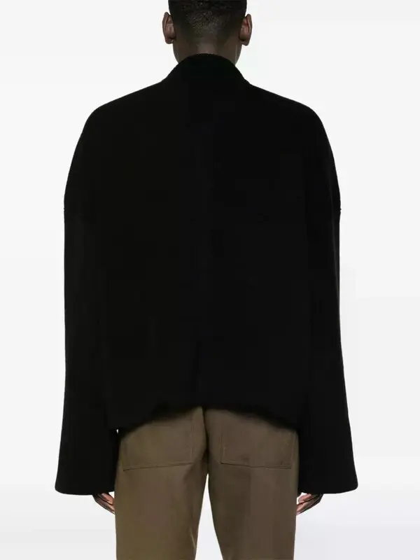 Rick Owens Intarsia-knit Virgin Wool Sweater