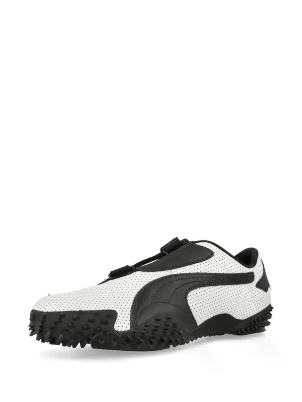 PUMA Mostro Perforated Leather Sneakers - Black