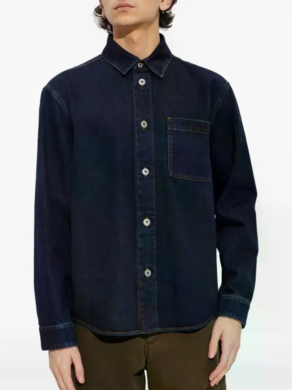 Burberry Logo-embroidered Shirt