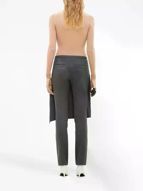 COURREGES Tailored Wool-blend Overskirt Trousers