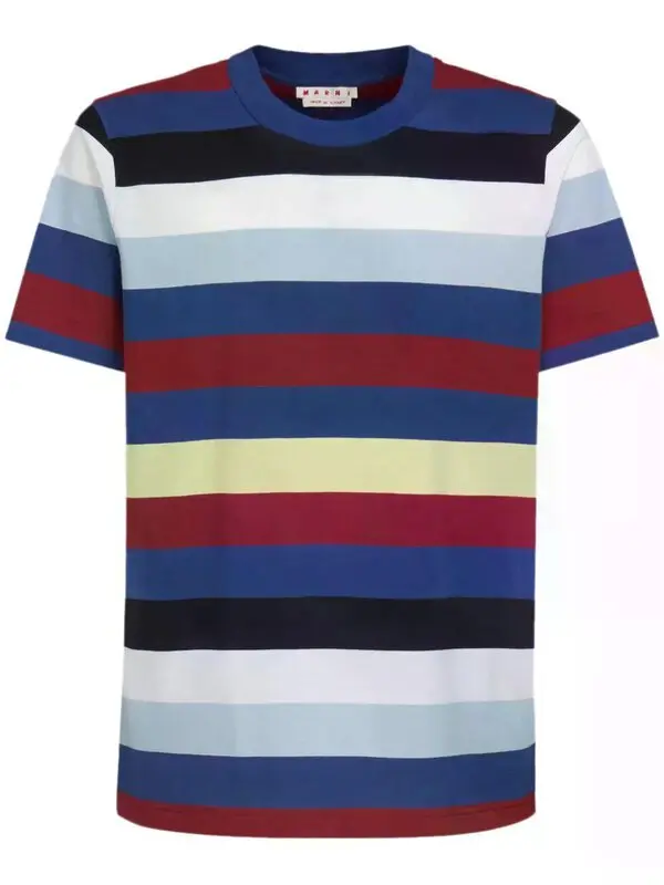 Marni Striped Cotton T-shirt